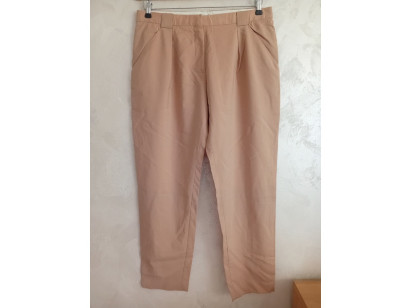 Fantasticne pantalone od lana i vune vel M-L NOVE