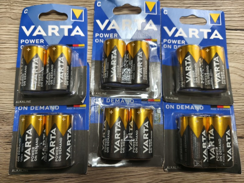 VARTA Alkalne baterije C 1.5 V 2 kom