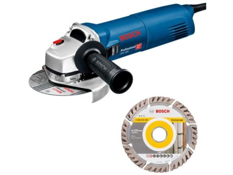 BOSCH plavi alat Ugaona brusilica GWS 1400 + dijamantska rezna ploča 0615990N1V