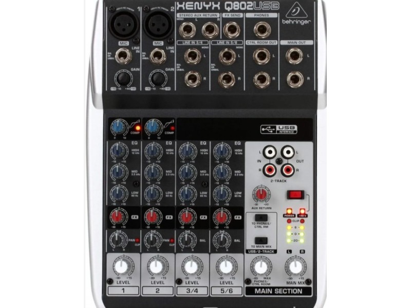 Behringer Xenyx Q802 usb