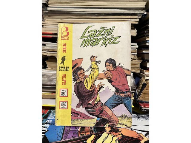 Zlatna serija 860 - Lažni markiz - zagor