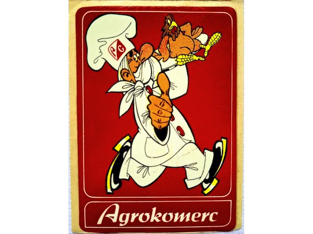 AGROKOMERC, stara nalepnice