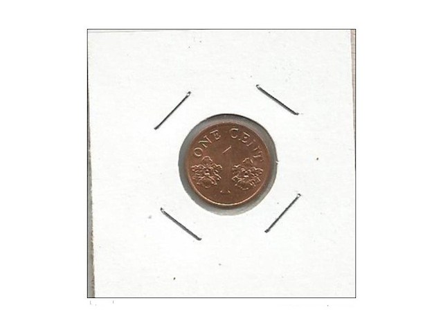 b10 Singapore 1 cent 1995. u kartonu