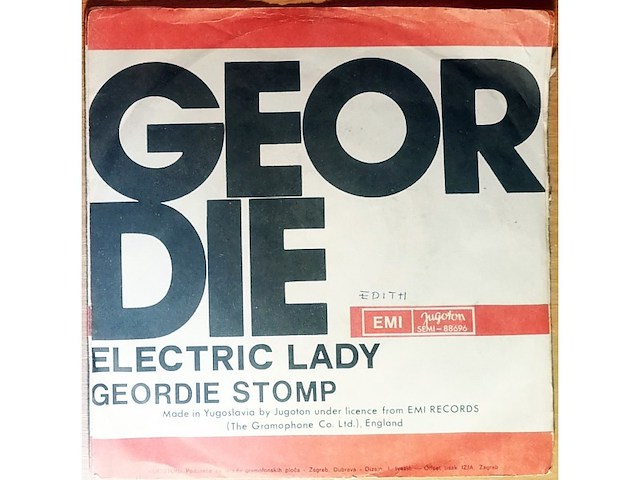 SP GEORDIE - Electric Lady (1973) Jugoton, VG+