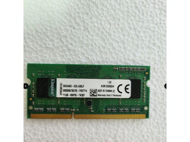 Kingston 4gb ddr3 memorija za laptop