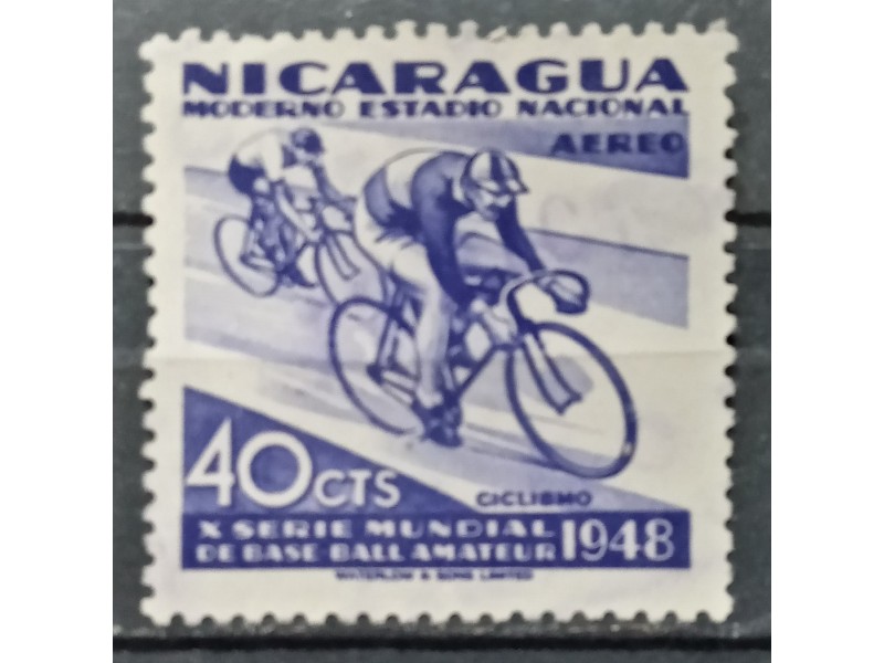 NIKARAGVA 1949 - BICIKLIZAM **