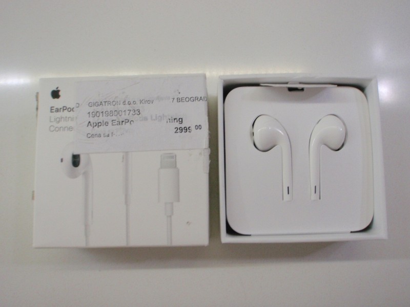 žičane slušalice bubice Apple EarPods Lightning 1