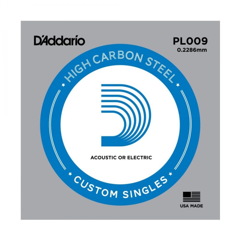 D'Addario Plain Steel 09 Žica Na Komad