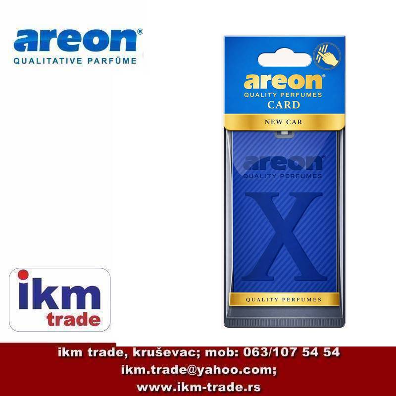 AREON CARD NEW CAR – X gumena mirisna jelkica