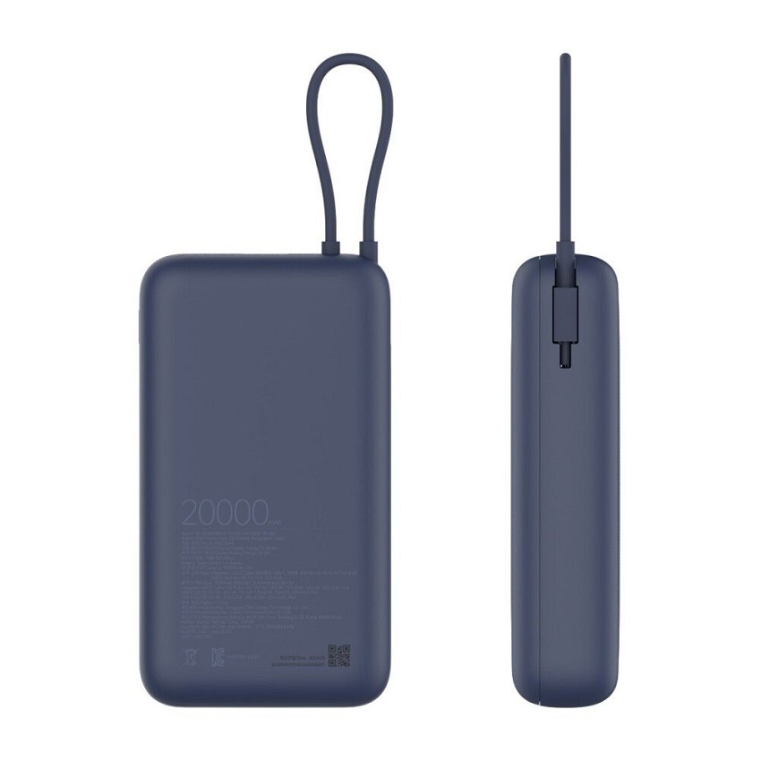 XIAOMI POWER BANK BHR9738GL 20000MAH LIGHT GRAY
