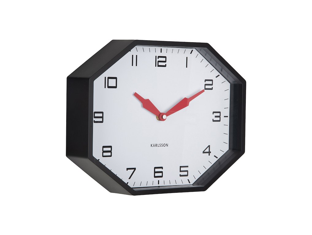 SAT ZIDNI – Wall Clock Modern Factory Octagon