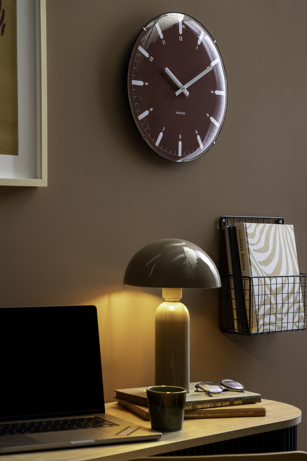SAT ZIDNI – Wall Clock Realista Dome