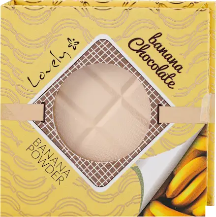 Lovely
BANANA POWDER kompaktni puder - banana Chocolate, 1 kom