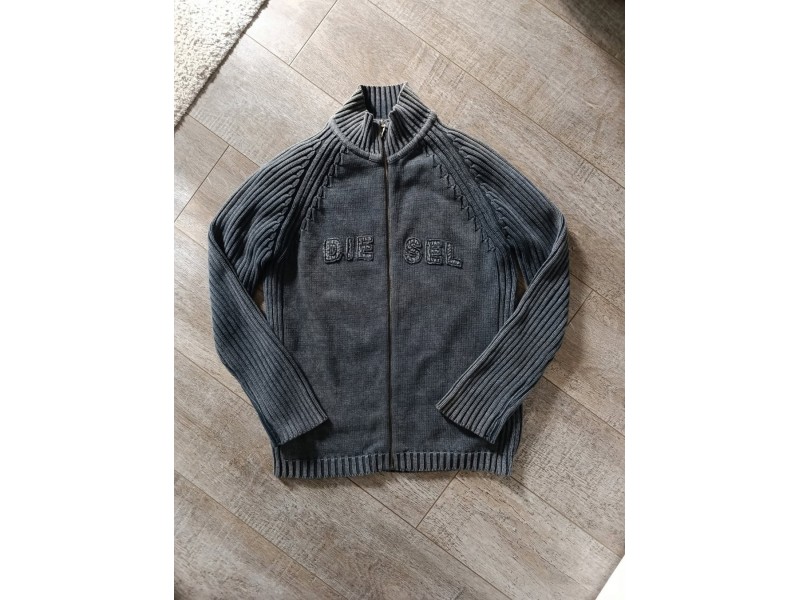 DIESEL Y2K Opium Washed full-zip džemper-arhivski model