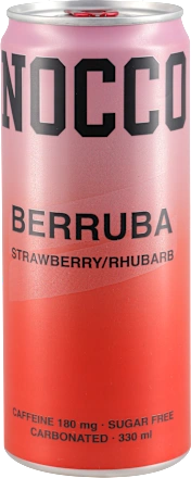 NOCCO
BERRUBA STRAWBERRY/ RHUBARB osvežavajući bezalkoholni napitak sa kofeinom, sa zaslađivačem, 330 ml
Dodatak ishrani