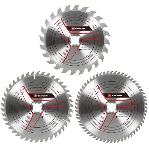 Einhell TCT rezni listovi 254x30x3.2mm T24/42/60, 3kom