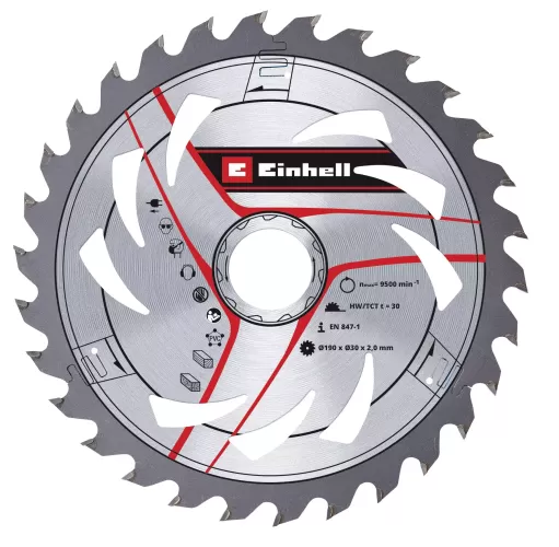 Einhell 49586956 kružni list za testere, 190x30x2.0mm, 30 zuba