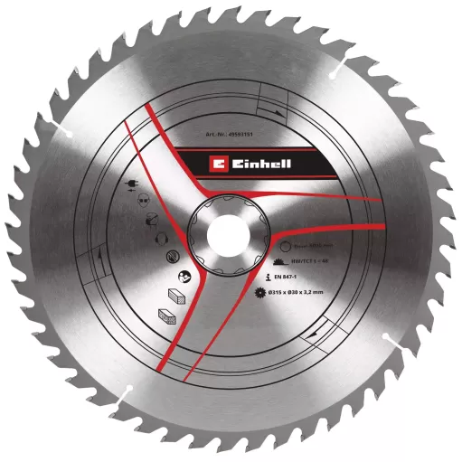 Einhell 49593151 list za kružnu testeru, 315x30x3.2mm, 48 zuba