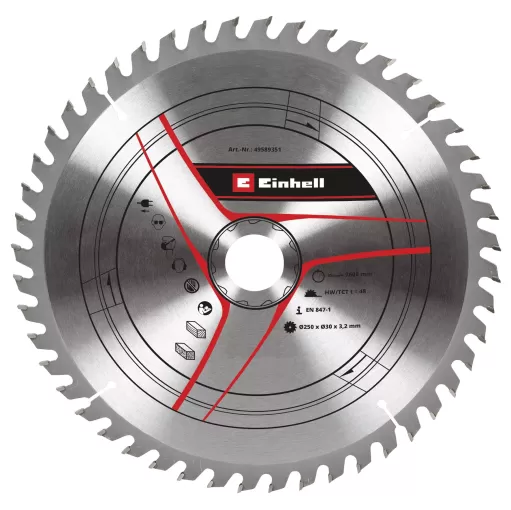 Einhell 49589351 rezni list za cirkular, 250x30x3.2mm, 48 zuba