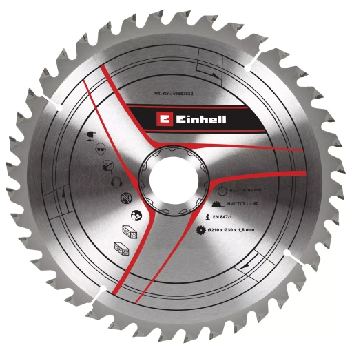 Einhell 49587852 rezni list za cirkular, 210x30x1.8mm, 40 zuba