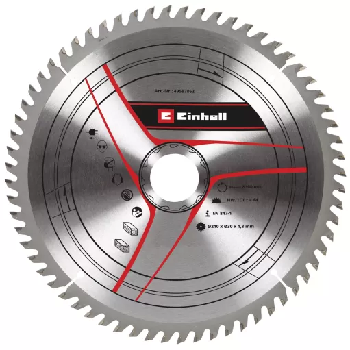 Einhell 49587862 rezni list za cirkular, 210x30x1.8mm, 64 zuba
