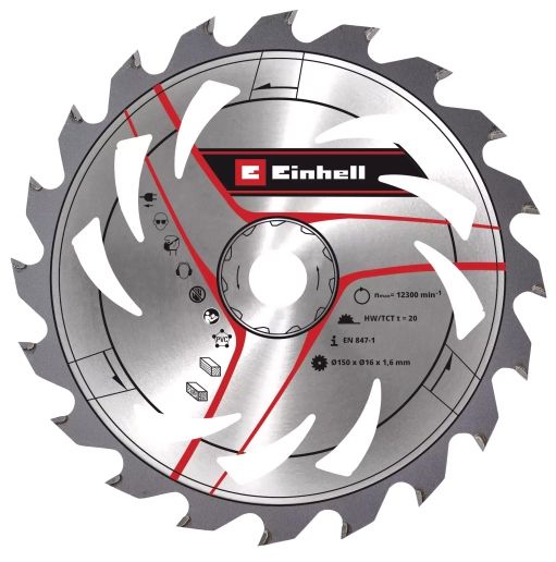 Einhell 49583359 rezni list za cirkular, 150x16x1.6mm, 20 zuba