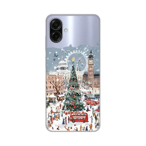 Silikonska futrola - maska print Skin za Samsung A075F Galaxy A07 Christmas Town
