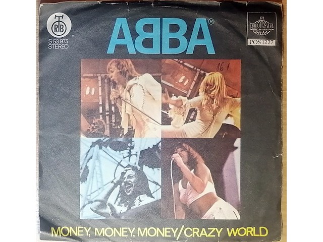 SP ABBA - Money, Money, Money (1977) 1. pressing, VG