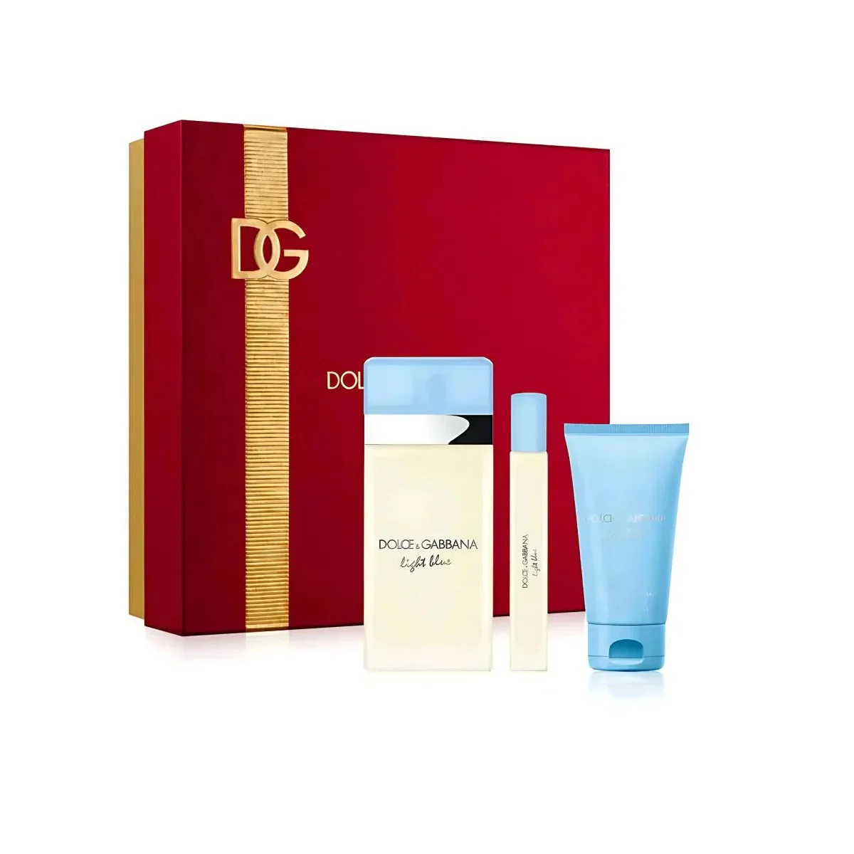 DG - Light Blue edt 100ml + edt 10ml + losion 50ml / LADY / SET