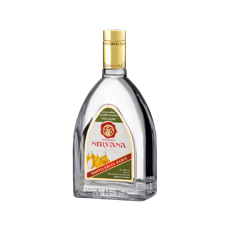 Rakija Zarić Nirvana Kruška 0.7L Bez Kutije