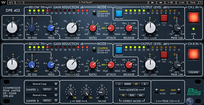 Waves BSS DPR-402 plugin