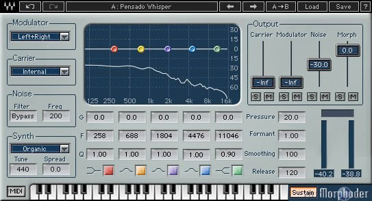 Waves Morphoder Vocoder plugin