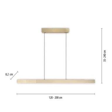 LED visilica Pure-moto-rise podesiva PAUL NEUHAUS