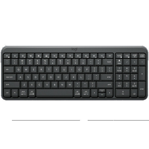 LOGITECH K250 - GRAPHITE - US INTL - 2.4GHZBT - INTNL-973 ( 920-013451 )