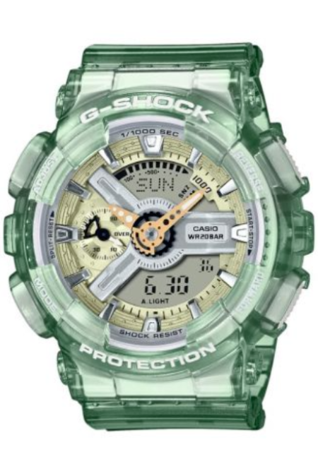 RUCNI SAT CASIO G-SHOCK SKELETON GREEN GMA-S110GS-3AER