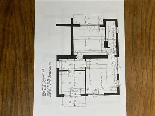 2,0 64,85m2, na 1/4 ,Radnička, Kalna, Knjaževac