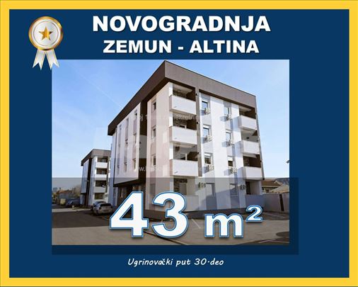 Beograd, Altina, kvalitetna novogradnja 43 m2