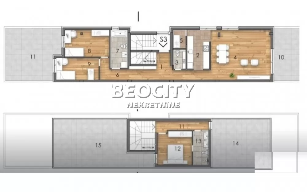 četvorosoban stan, 121 m2, Telep, Kotorska ID: 125170