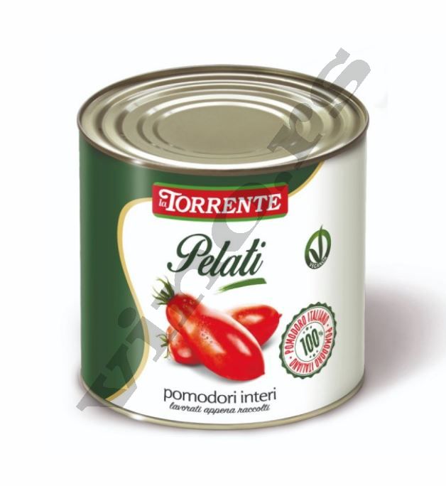 La Torrente Pelati Pomodori Interi 2500 g.