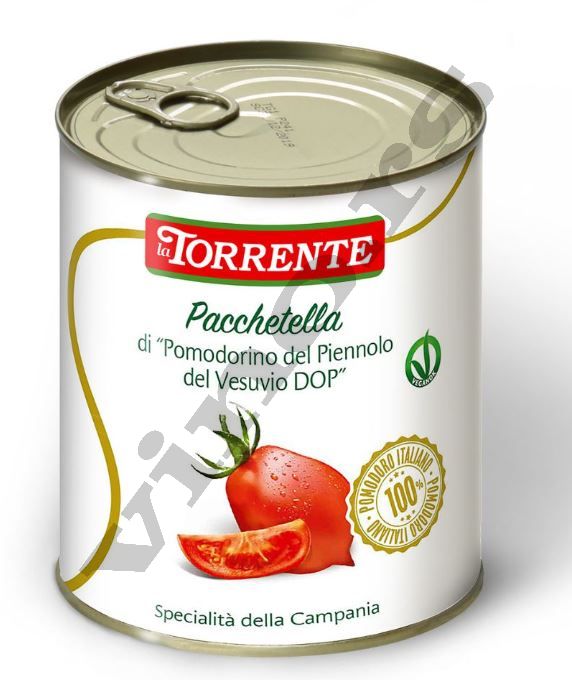 La Torrente Pacchetella di Pomodorino del Pienollo del Vesuvio DOP 800 g.