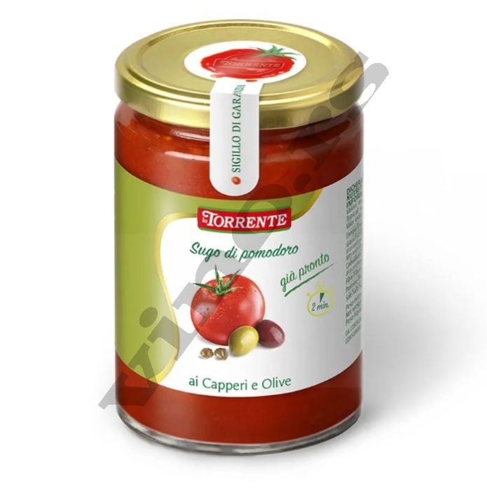 La Torrente Sugo di Pomodoro ai Capperi e Olive 330 g