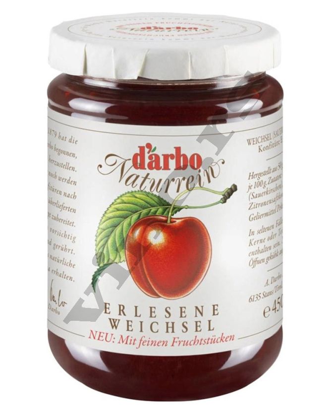 D'arbo voćni namaz od Višnje (džem sa najkvalitetnijim komadićima višnje) 450 g