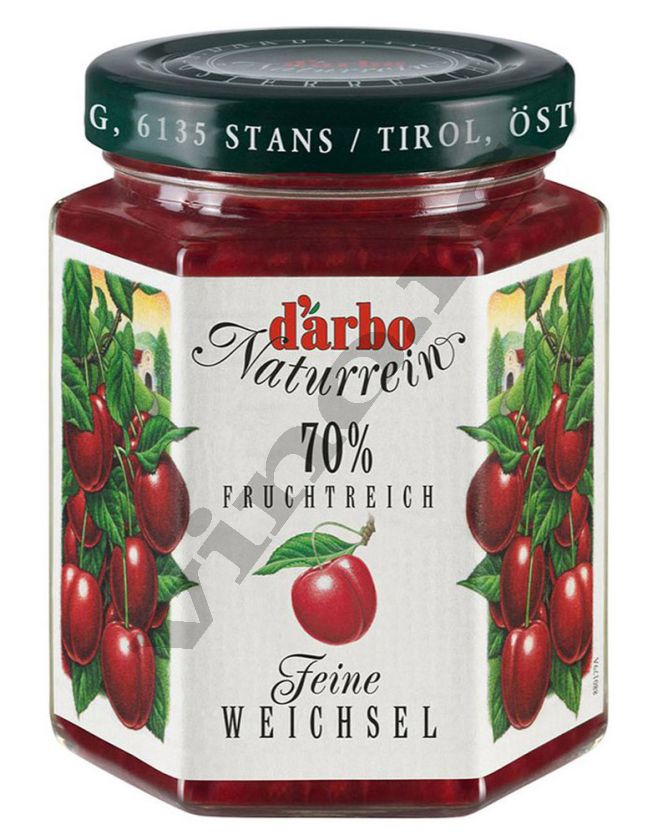 D'arbo voćni namaz od Višnje (fino pasiran džem sa 70% voća od višnje) 200 g