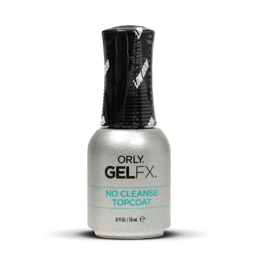 NEW - Gel FX CLR No Cleanse Topcoat 18 ml - bez lepljivog sloja (fiksatora) završni sjaj za gel lak 18 ml
