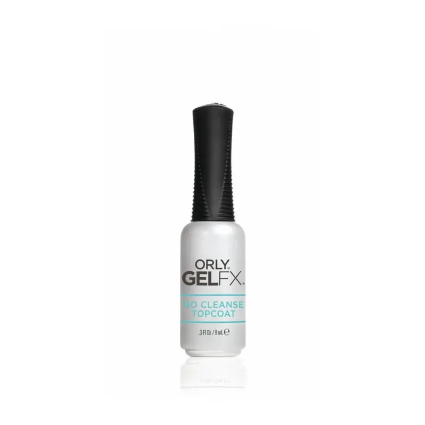 Gel FX No Cleanse Topcoat 9 ml - bez lepljivog sloja (fiksatora) završni sjaj za gel lak 9 ml