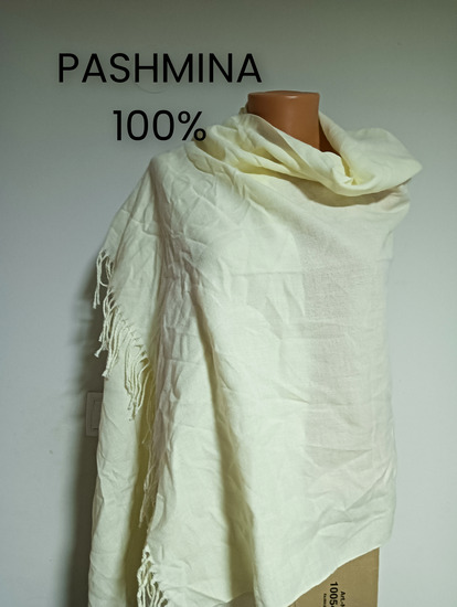 PASHMINA 100% bez Sal esarpa