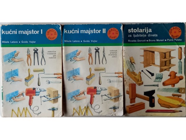 KUĆNI MAJSTOR 1-2 + STOLARIJA  1-3 URADITE SAMI