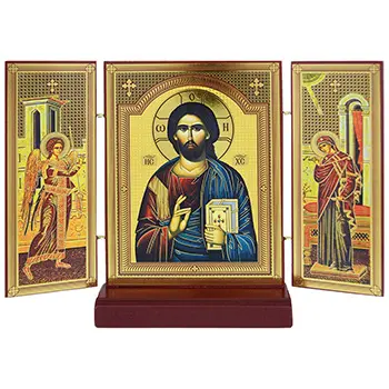 Triptih Gospod Isus Hrist 16x21,8cm