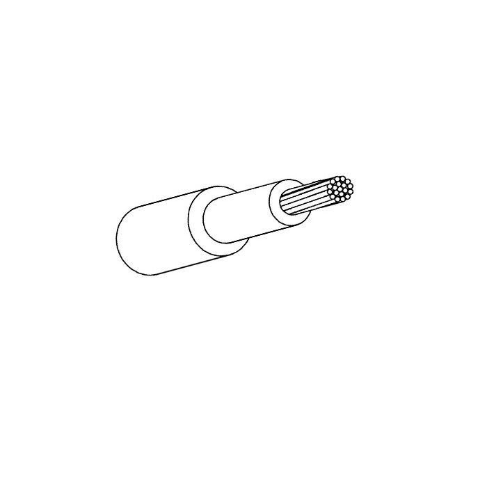 M22759/34-18-9 - Dual Wall Wire - White - AWG 18 - 100Ft.