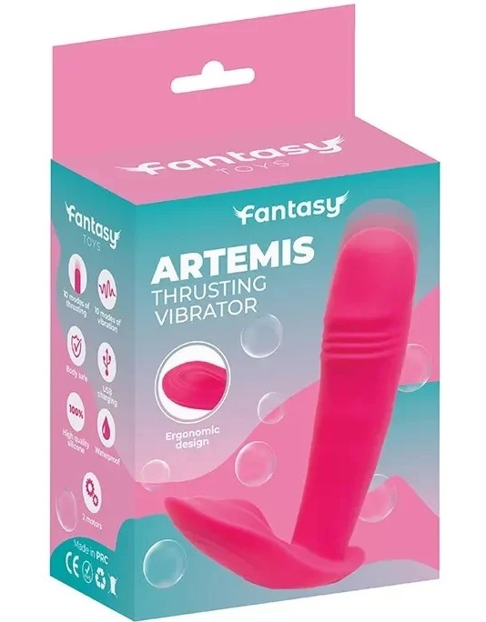 Vibrator za vaginu i klitoris | Artemis Thrusting Vibrator